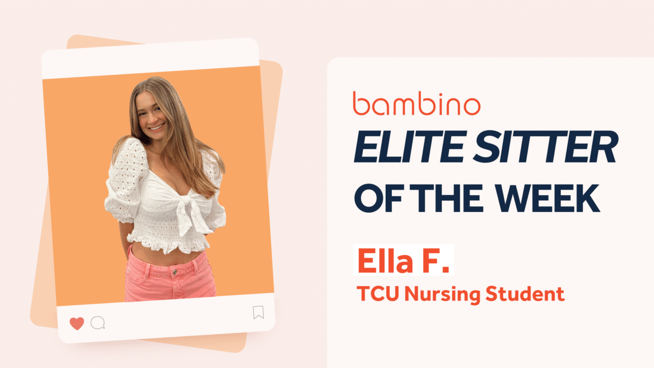 Elite Bambino Sitter of the Week: Meet Ella - Bambino Sitters
